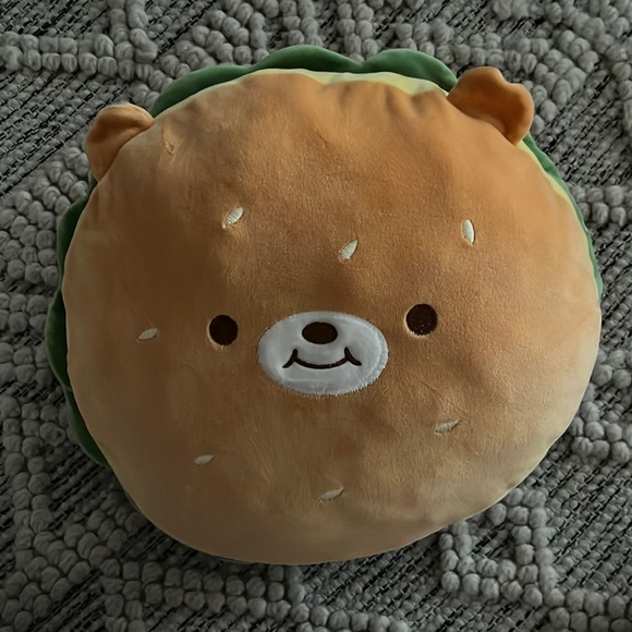 Miniso | Toys | Miniso Bear Hamburger Head Plush 3 | Poshmark
